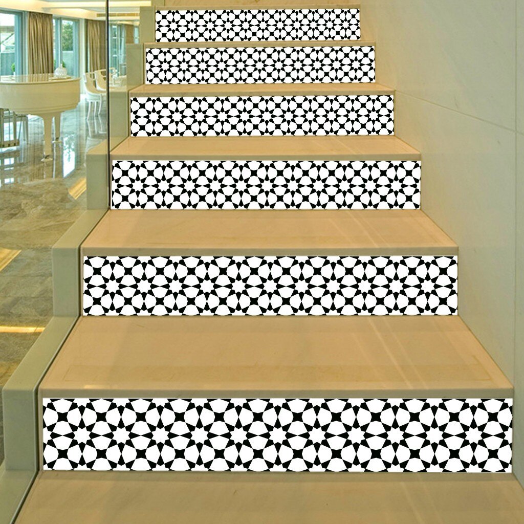 Personality Staircase Steps Stickers Riser Floor S... – Grandado