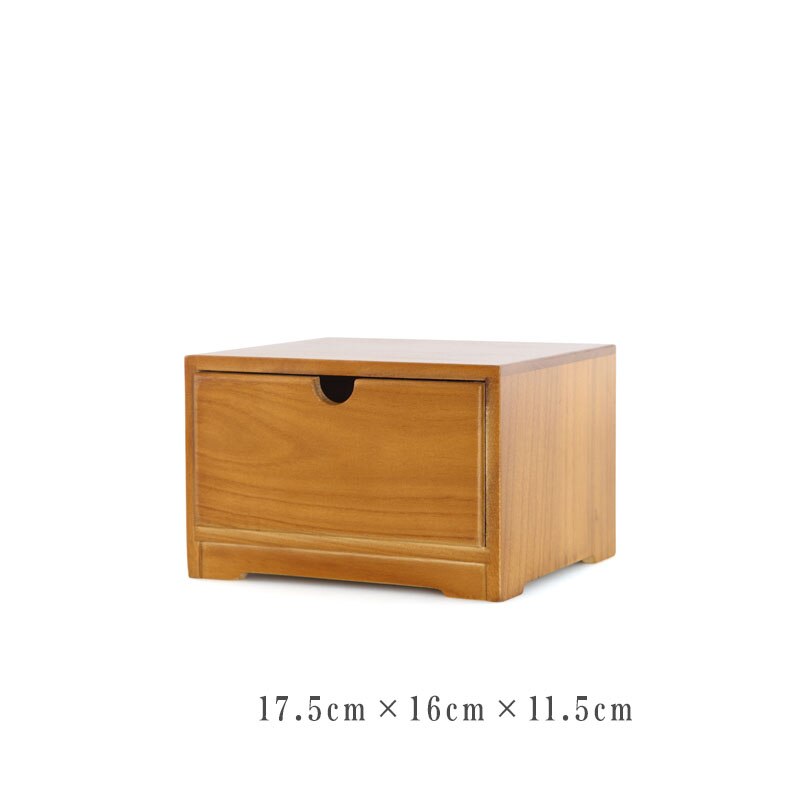 Wooden Desk Storage Box Drawer Debris Cosmetic Jew... – Grandado