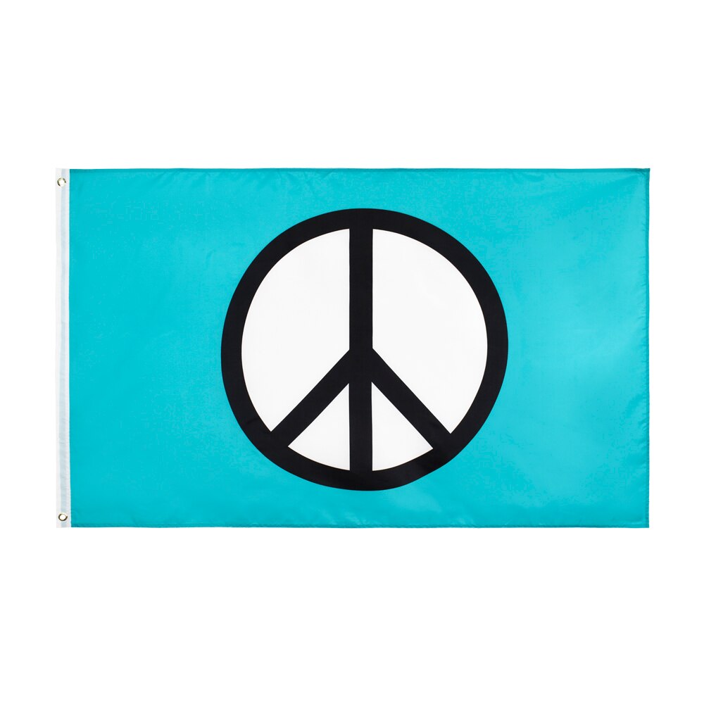 90X150 Cm Vrede Symbool Vlag – Vicedeal
