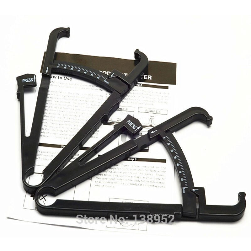 2pc Body Fat Caliper with Body Mass Measuring Tape... – Grandado
