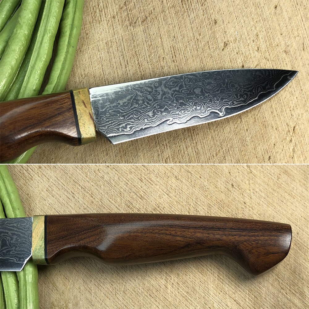 3.7" Japanese precision forged Damascus steel... – Vicedeal