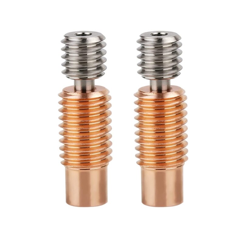 2Pcs V6 Titanium Alloy Bi-Metal Heatbreak For E3D ... – Grandado