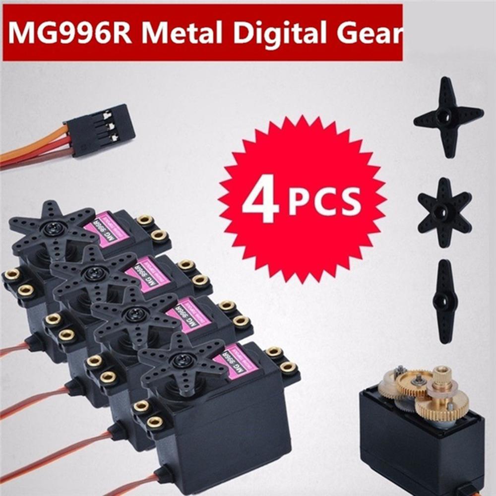 4pcs MG996R Metal Gear MG995 Digital Torque Servo ... – Vicedeal