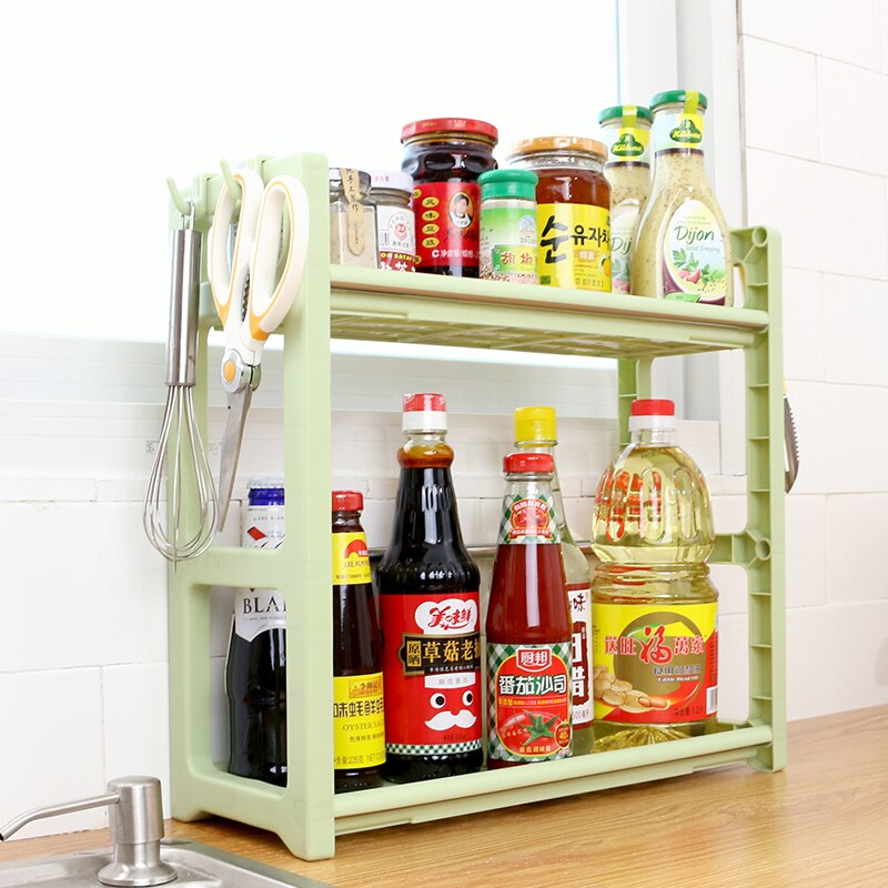 Kitchen racks Spice rack Seasoning Box supplies Oi... – Grandado