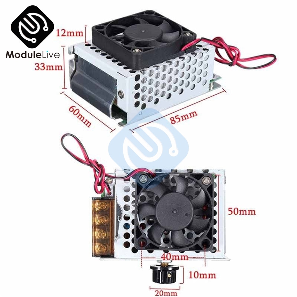 AC 220V 4000W 20A SCR Variable Voltage Regulation ... – Vicedeal