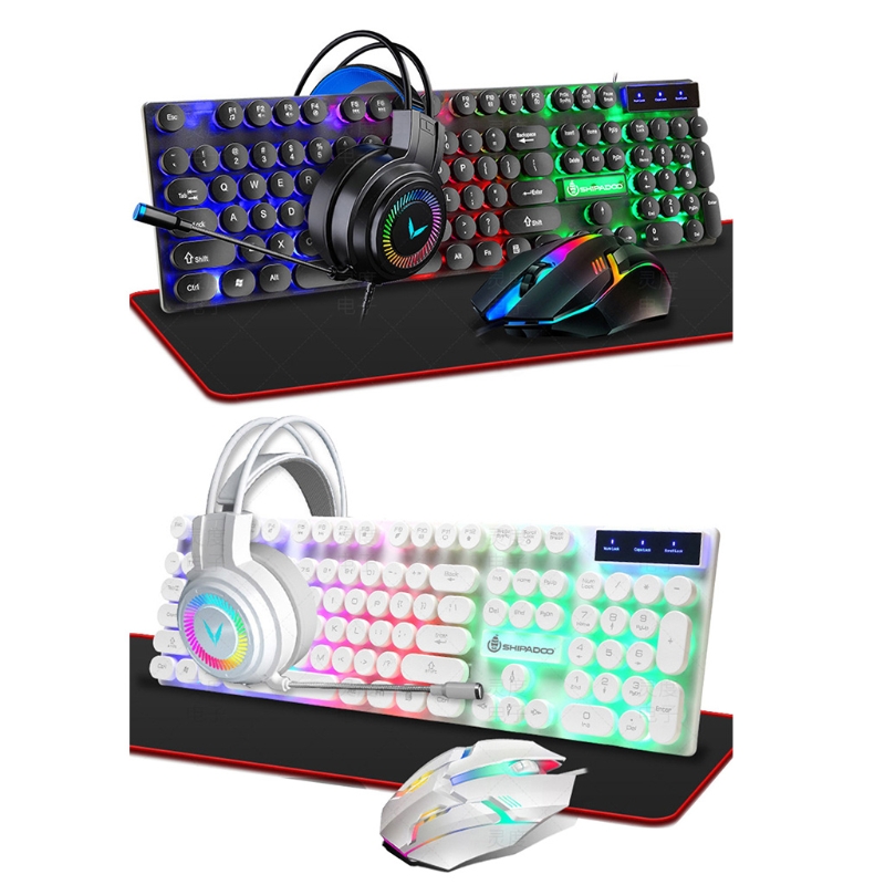 066A Mechanical Keyboard and Mouse Combo Rgb Gamin... – Grandado