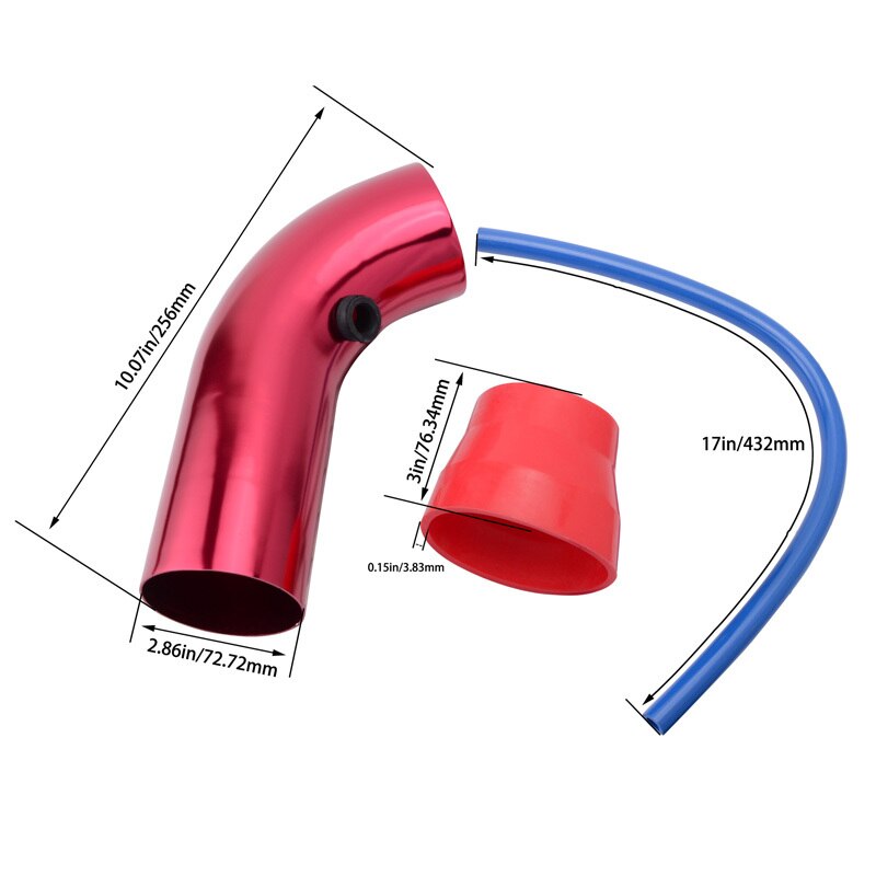 SPEEDWOW Alumimum 3 ''75mm Auto Cold Air Intake Sy... – Grandado