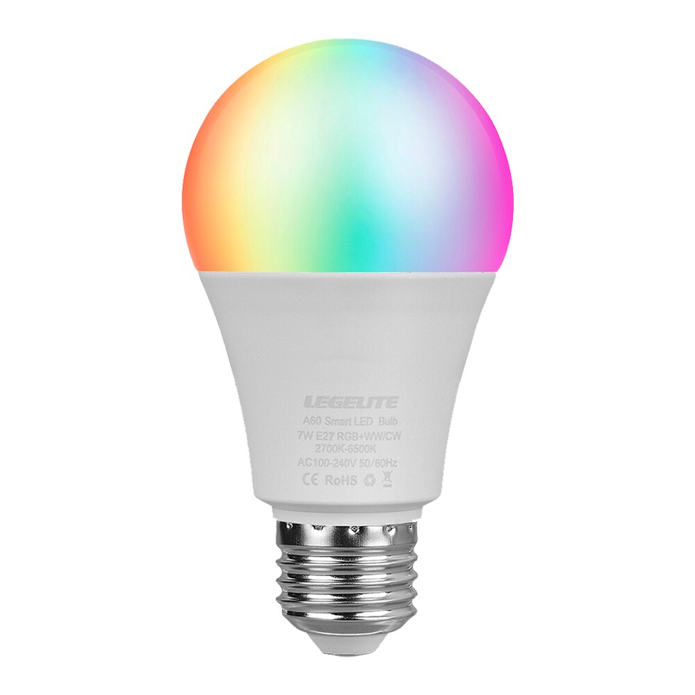 Dimbare 7 W E26 E27 Wifi Slimme Lamp Led Rgb Lamp ... – Grandado