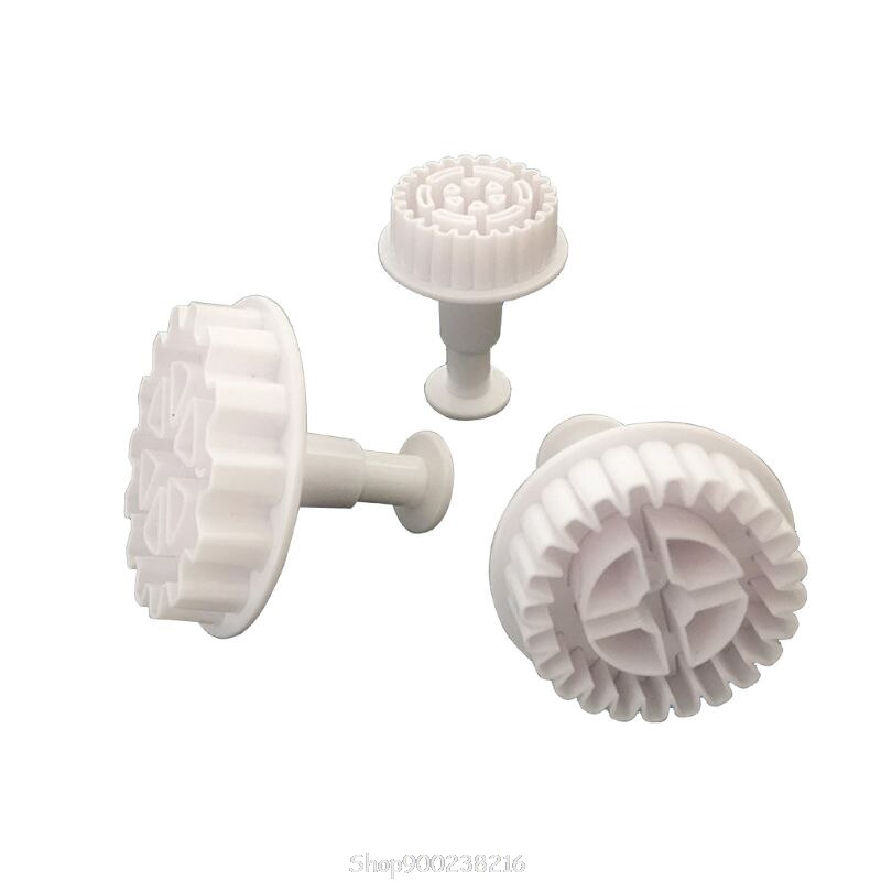 3 Pieces Gear Cookie Cutters Steampunk Cogs Mold C... – Vicedeal