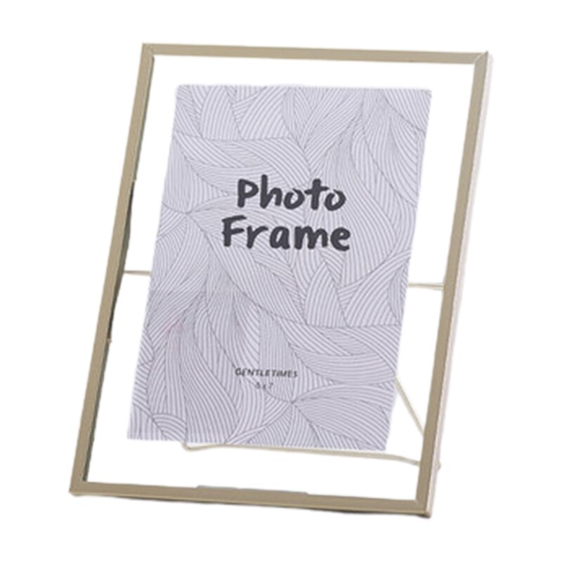 Simple Nordic Metal Photo Frame Wrought Iron Paint... – Grandado