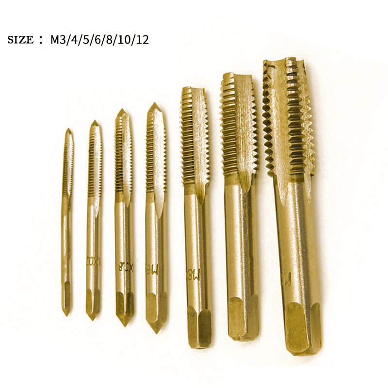 7PCS/Set M3-M12 alloy Taper Machine Spiral Point S... – Grandado