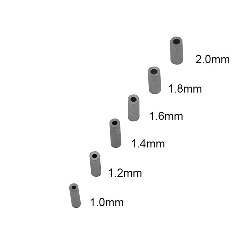 Aluminum Fishing Crimp Sleeves 100pcs/lot Single R... – Grandado