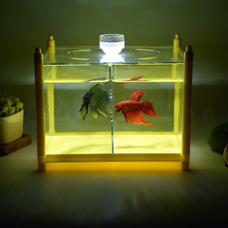LED Fish bowl Mini Mini Glass transparent Original... – Vicedeal