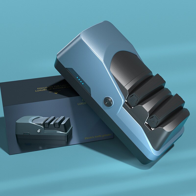 Electric Automatic Knife Sharpener Straight and Se... – Vicedeal