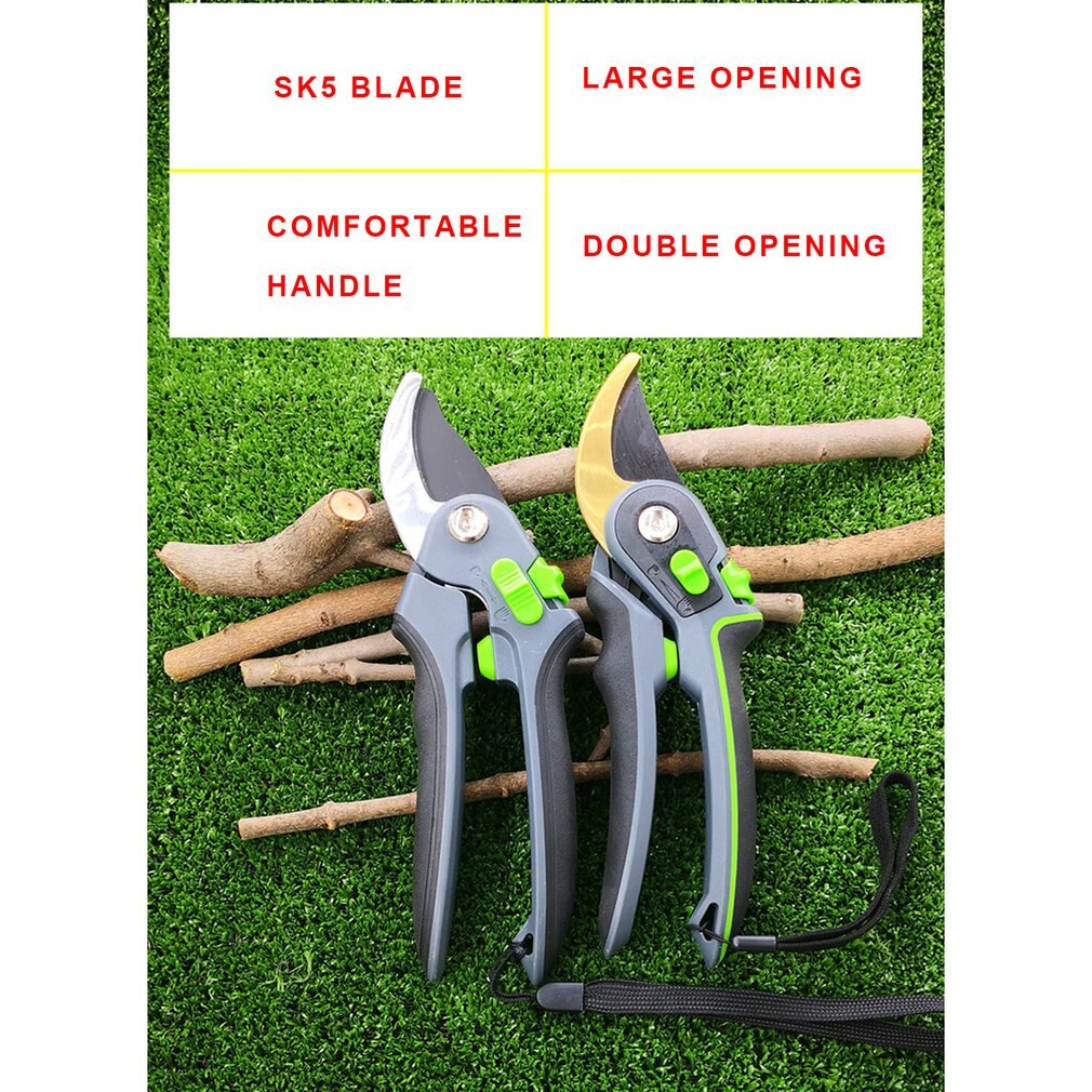 Garden Steel Pruning Shears Home Fruit Tree Potted... – Grandado