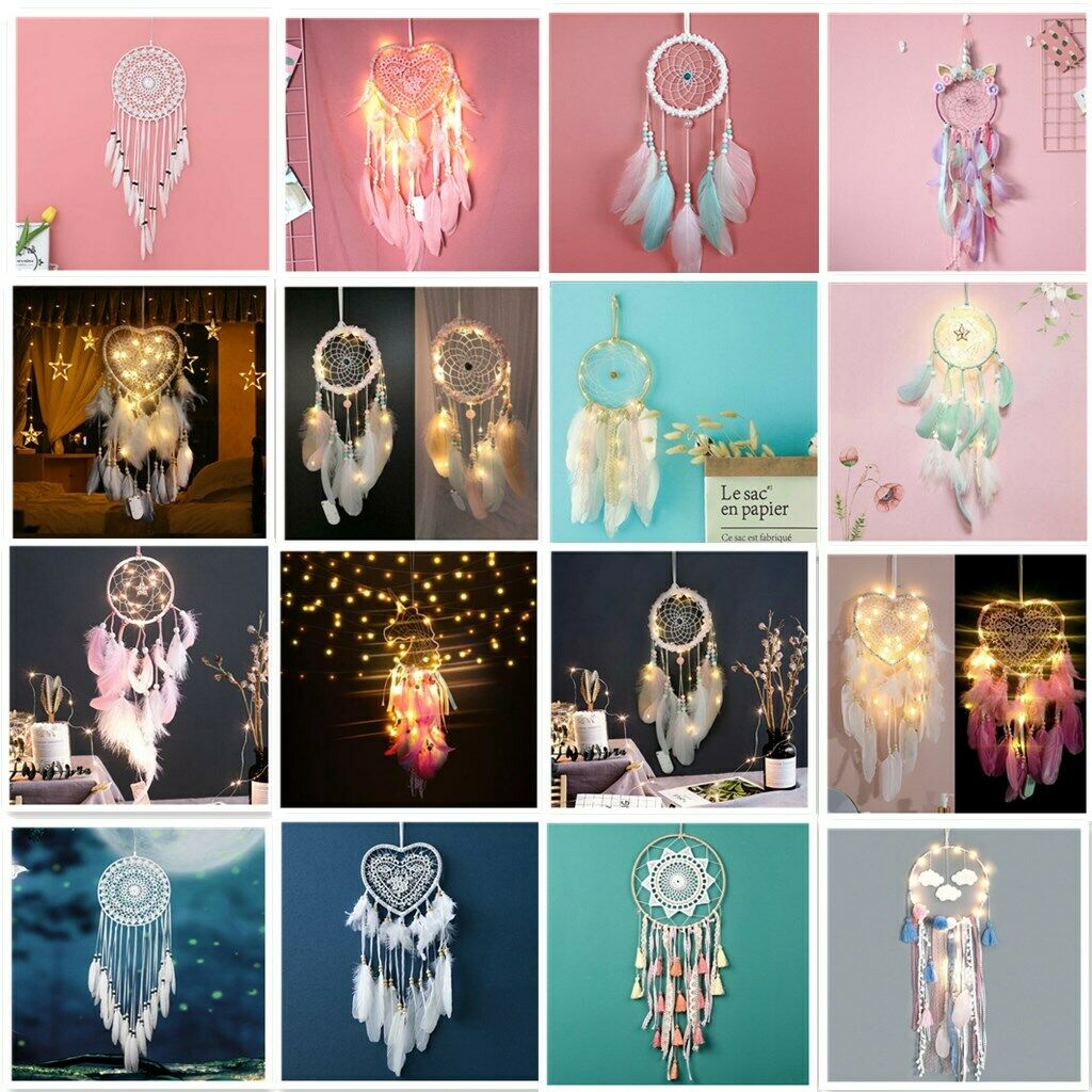 Dream Catcher Dreamcatcher Led Light Up Veer Muur ... – Vicedeal