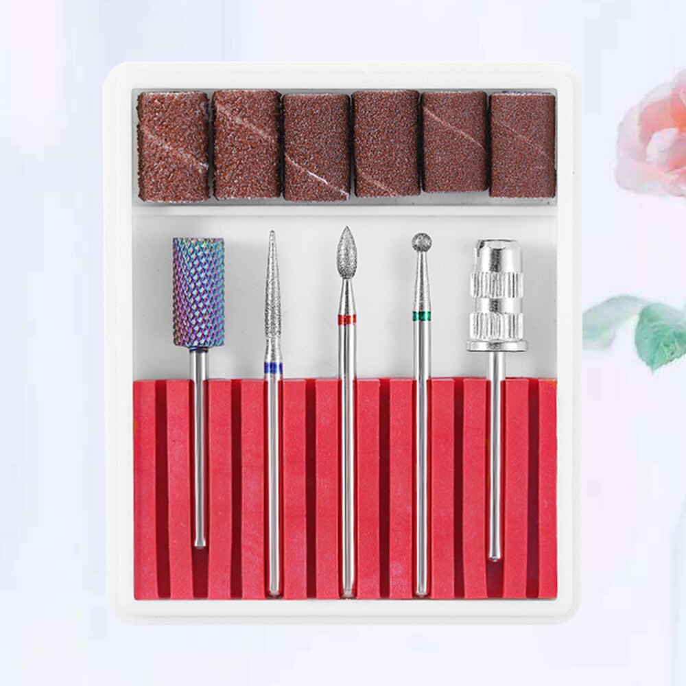 1 Set Sturdy Tungsten Steel Nail Cuticle Drill Hea... – Vicedeal