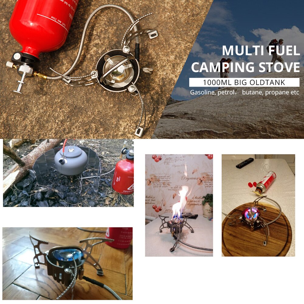 APG Outdoor Gasoline Stoves with Fuel Bottle Campi... – Grandado