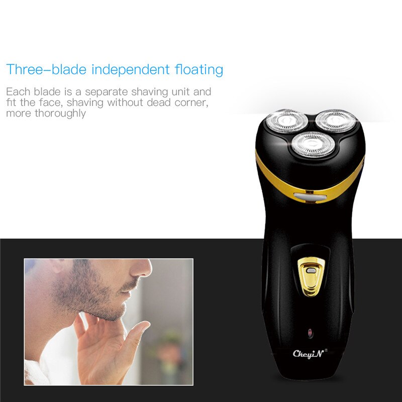 CkeyiN 3 Blades Electric Razor electric shavers fo... – Grandado