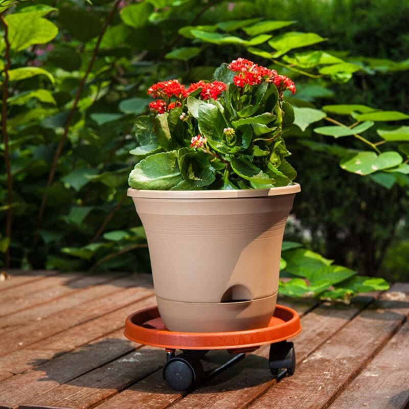 7.5 Inch with Tray, 4 Automatic Watering Flower Po... – Vicedeal