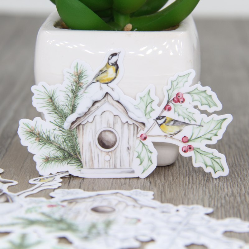 40pcs Snowman Cartoon Album Scrapbook Waterproof D... – Grandado