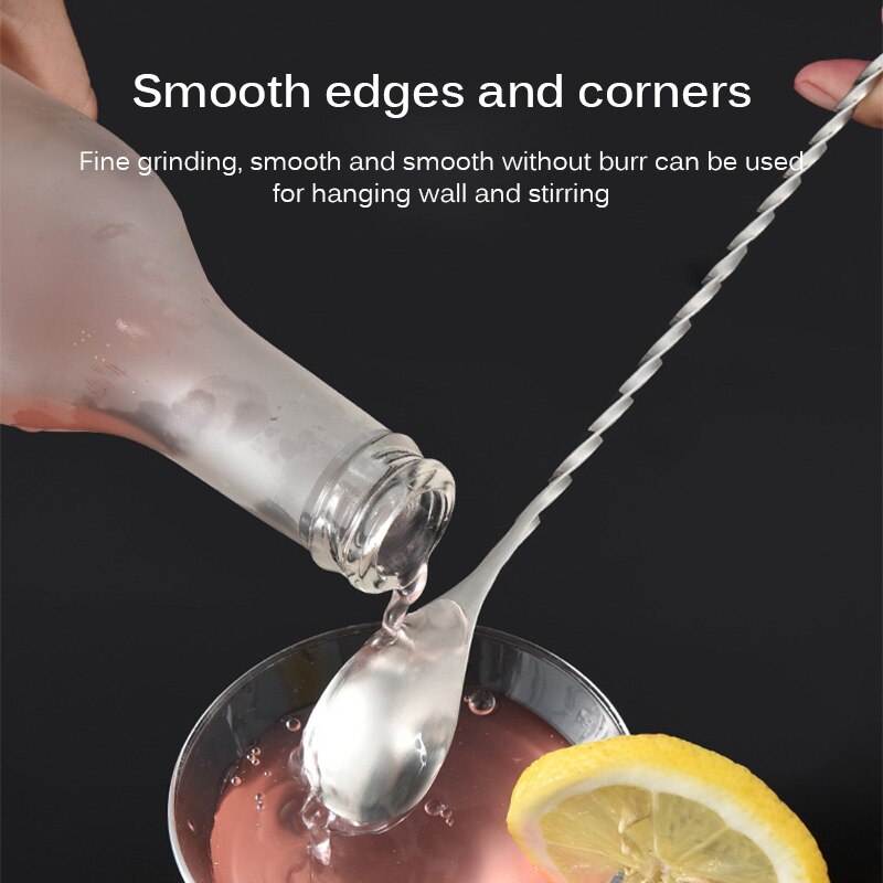 Edelstahl Cocktail Bar Spirale aufbringen Trinken ... – Grandado