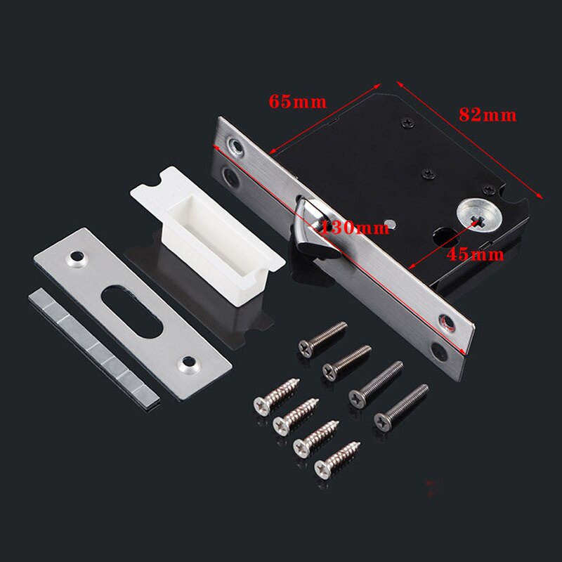 Sliding Pocket Door Bathroom Lock Privacy Set Hook... – Vicedeal