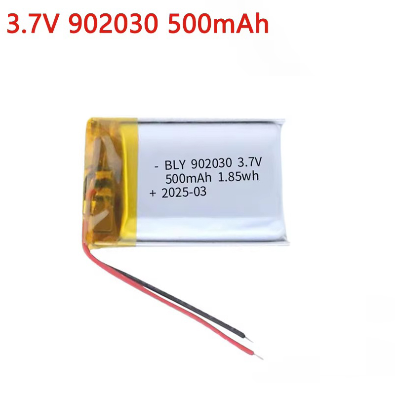 3.7V 500mAh 902030 Polymer Lithium Battery Recharg... – Grandado