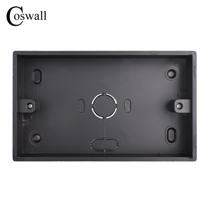 Coswall Matte Black Grey White External Box 146mm*... – Grandado