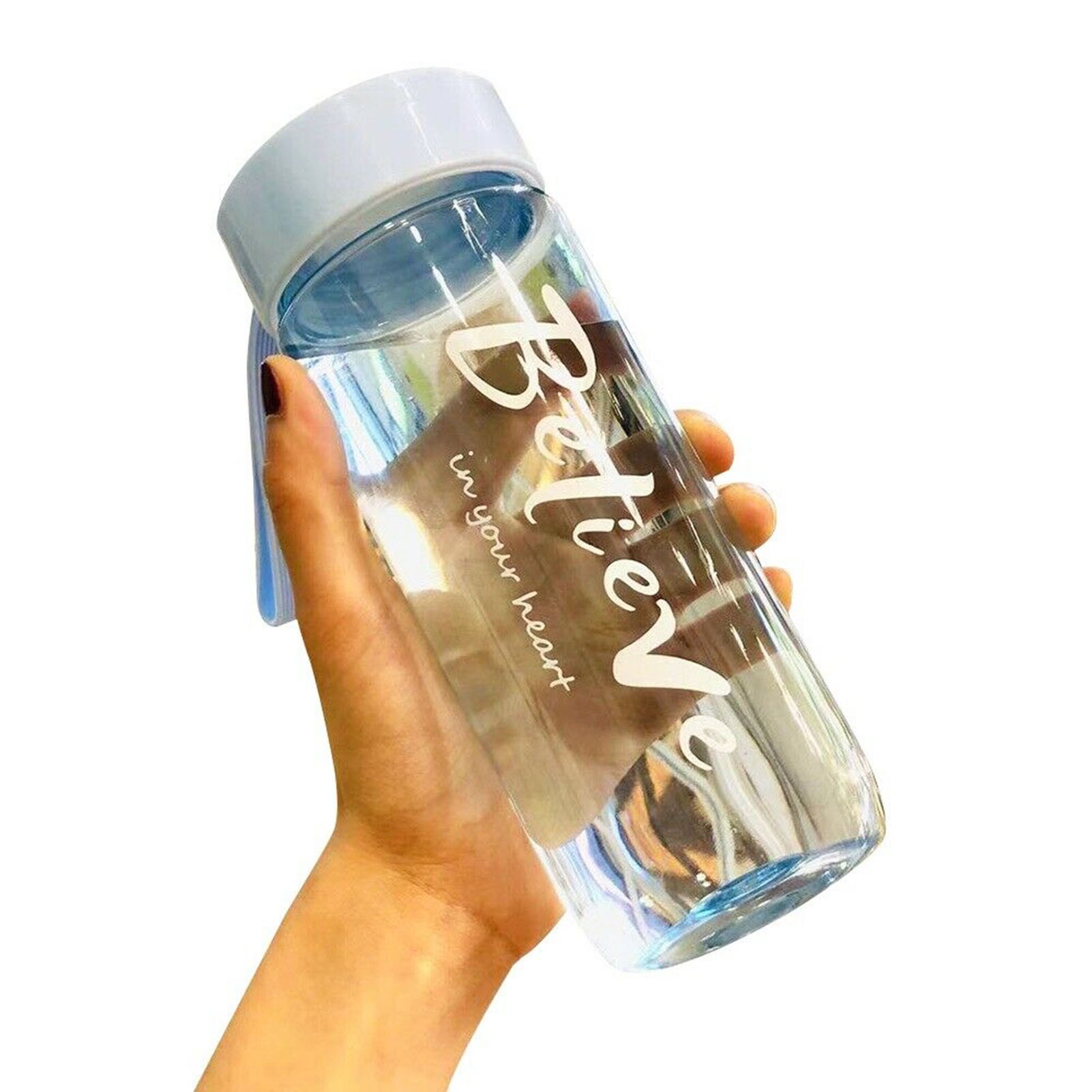 600ml Sport Water Bottle BPA-Free Leak-Proof Plast... – Vicedeal