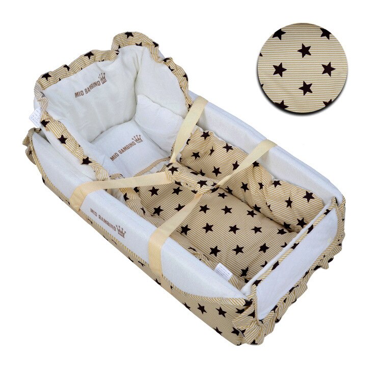 Standard Baby Portable Crib Foldable Game Bed Bass... – Vicedeal