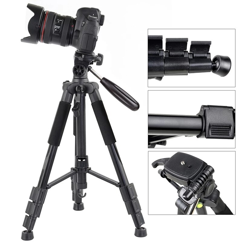 Portable Travel Aluminium Camera Smartphone Tripod... – Grandado