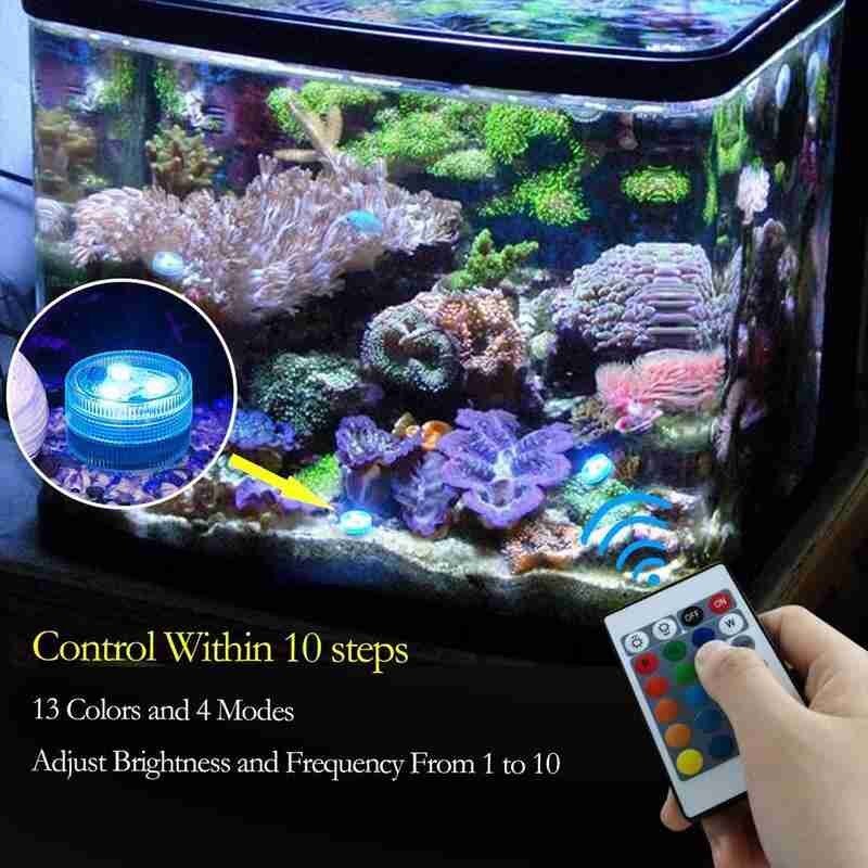 10 Light 2 Control Waterproof Remote Control Color... – Vicedeal