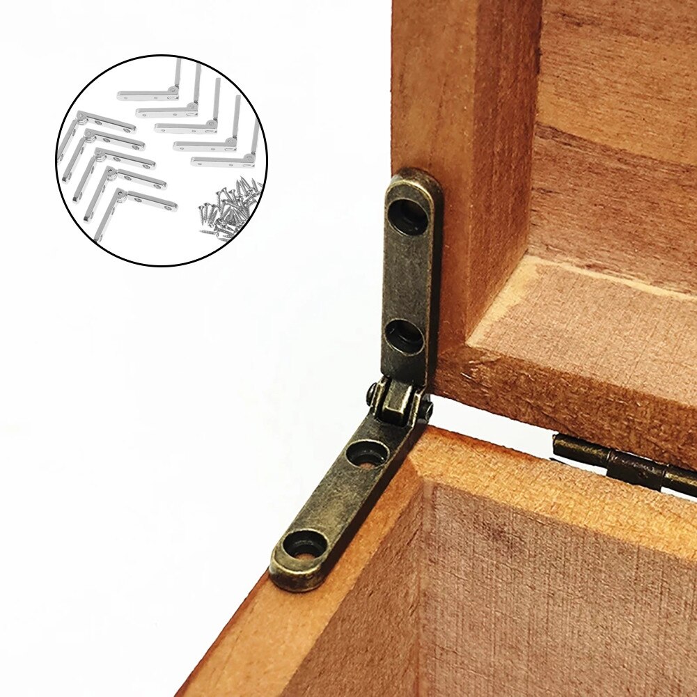 Furniture Hinge+Screw Support Hinge Mini Small Hin... – Grandado