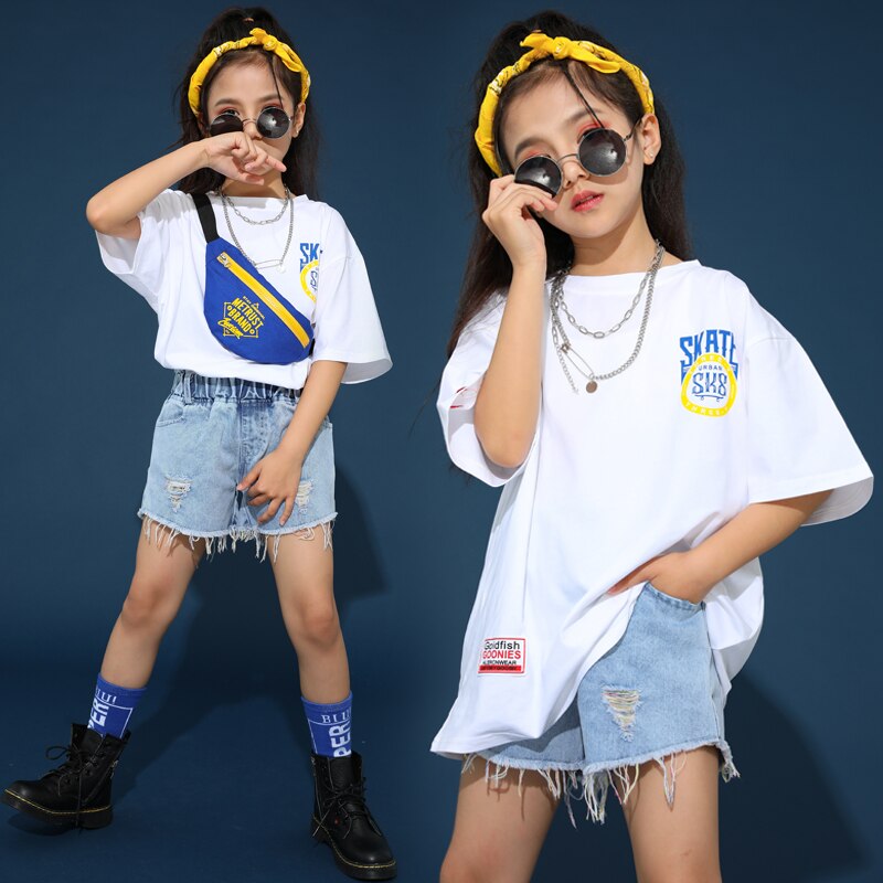 Jazz Dance Costumes Girls Hip Hop Stage Rave Cloth... – Vicedeal