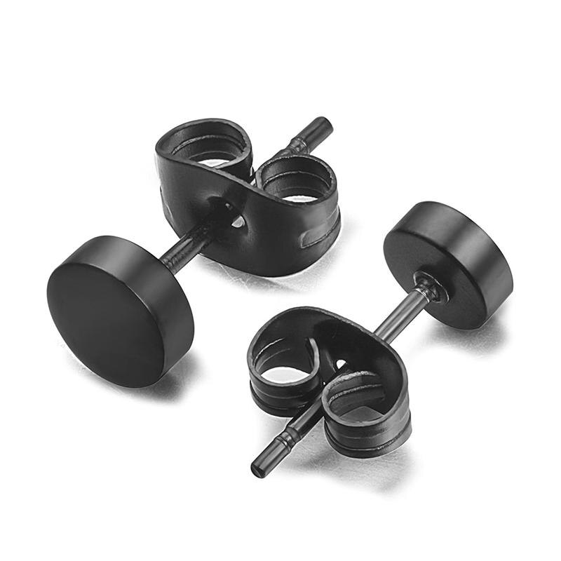6 Paar Chirurgisch Staal Afgeplatte Oor Piercing O... – Grandado