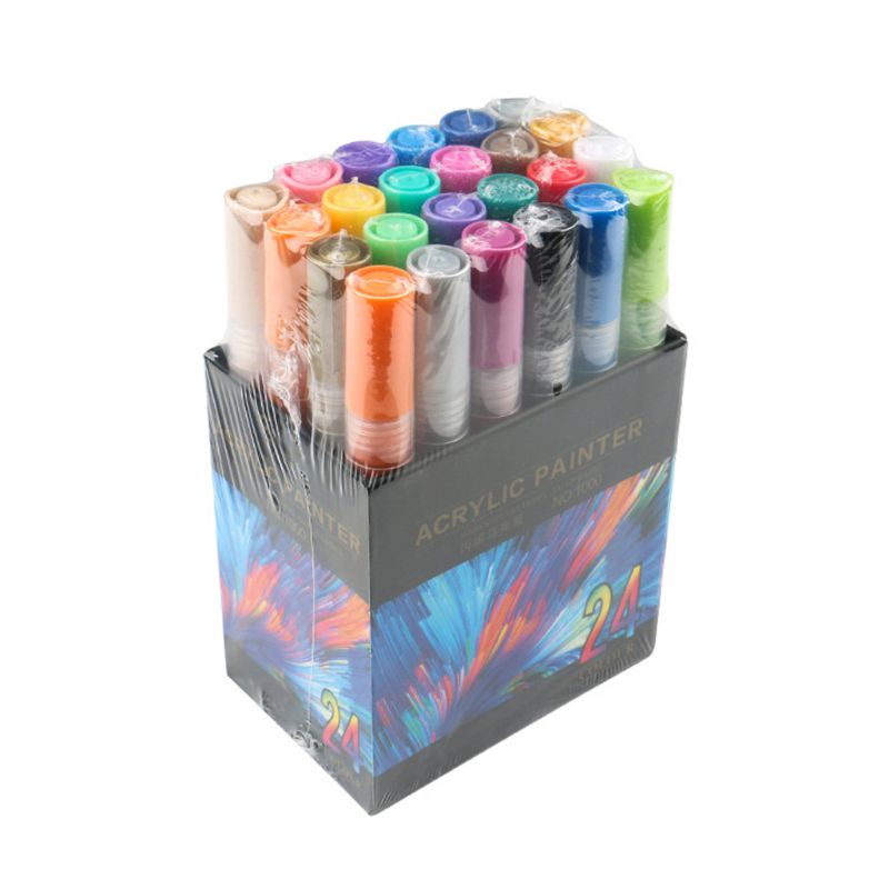 4/8/12/15/24/36 Colors Acrylic Paint Marker Pen De... – Grandado