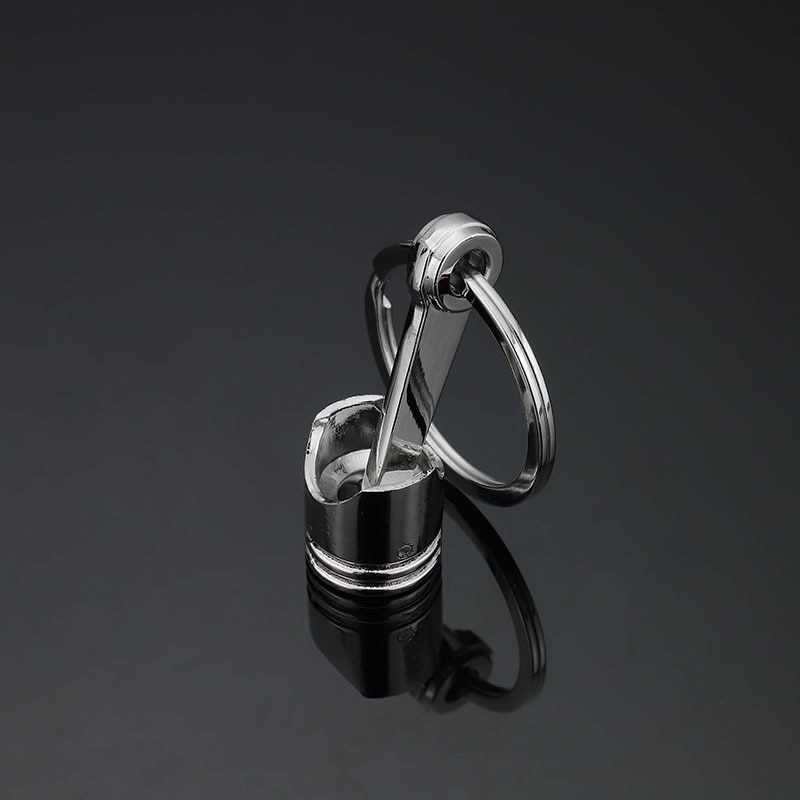 car styling engine piston Model Alloy KeyChain met... – Grandado