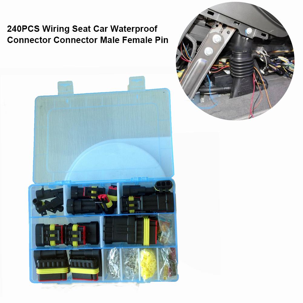 240PCS Wiring Seat Car Waterproof Connector Connec... – Vicedeal