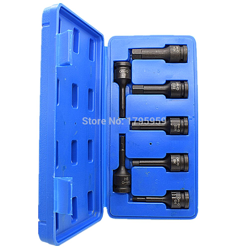 1/2" Square Drive Impact Socket H5 H6 H7 H8 H10 H1... – Grandado