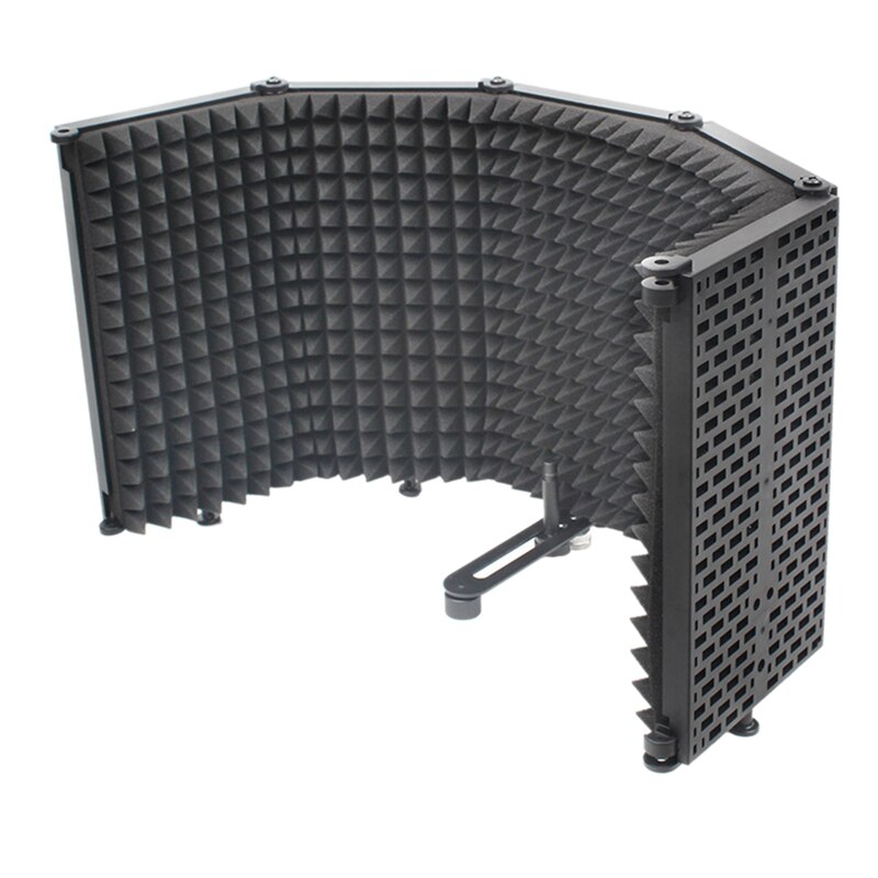 5 Panel Opvouwbare Studio Microfoon Isolatie Shiel... – Vicedeal