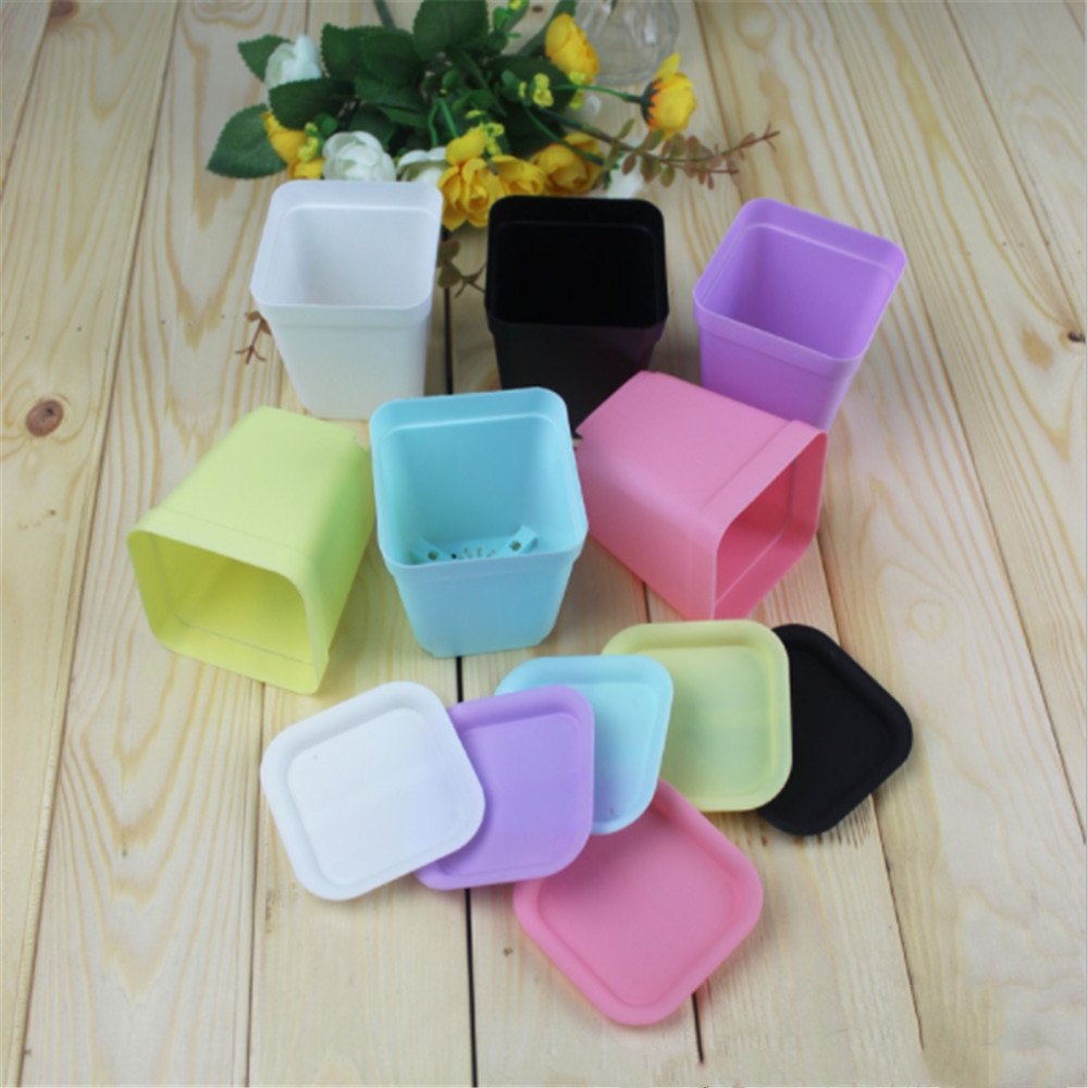 10 Stks/set 7 Kleuren Plastic Potten Kleine Home D... – Grandado