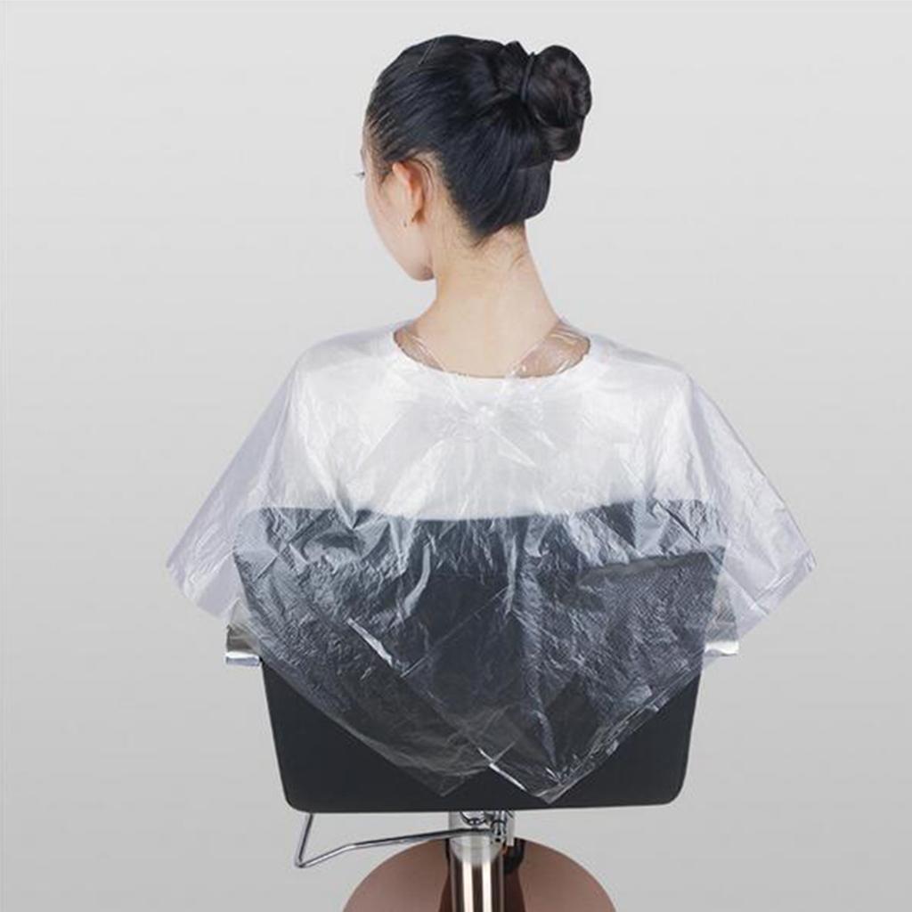 50pcs Disposable Hairdressing Cape Apron Gown for ... – Grandado