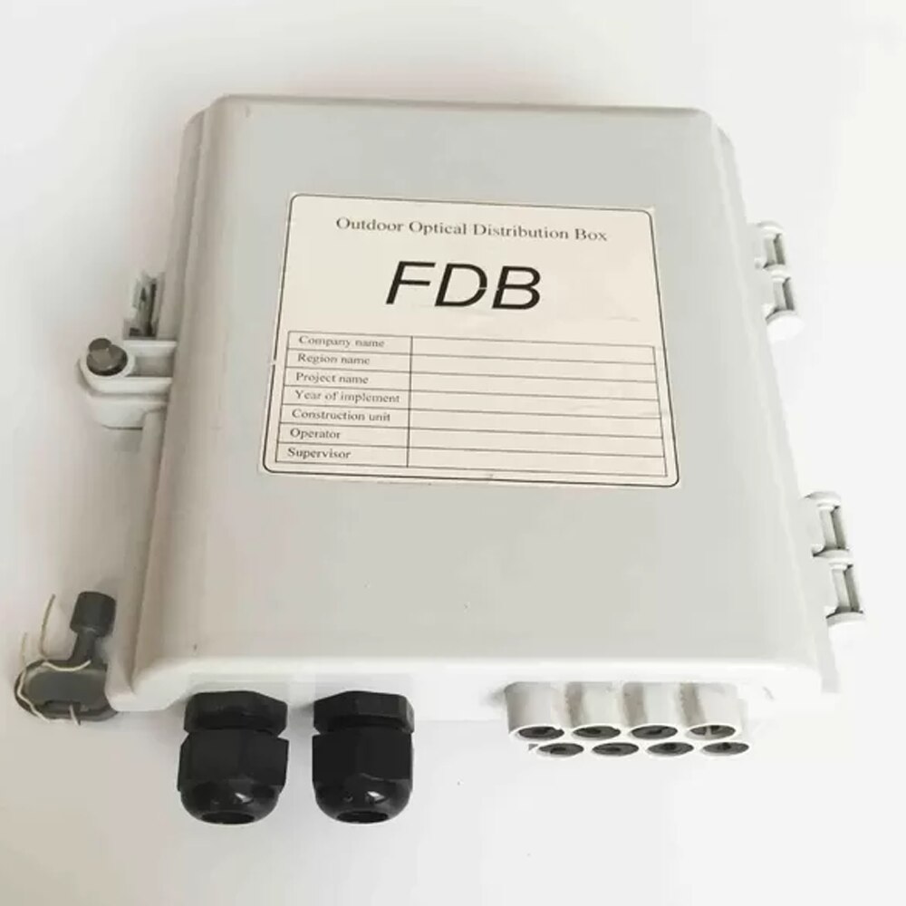 8 Core Wall Mount Fiber Distribution Box With PLC ... – Grandado