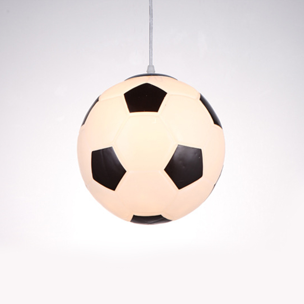 Modern Football Basketball Globe Glass Ball Pendan... – Grandado