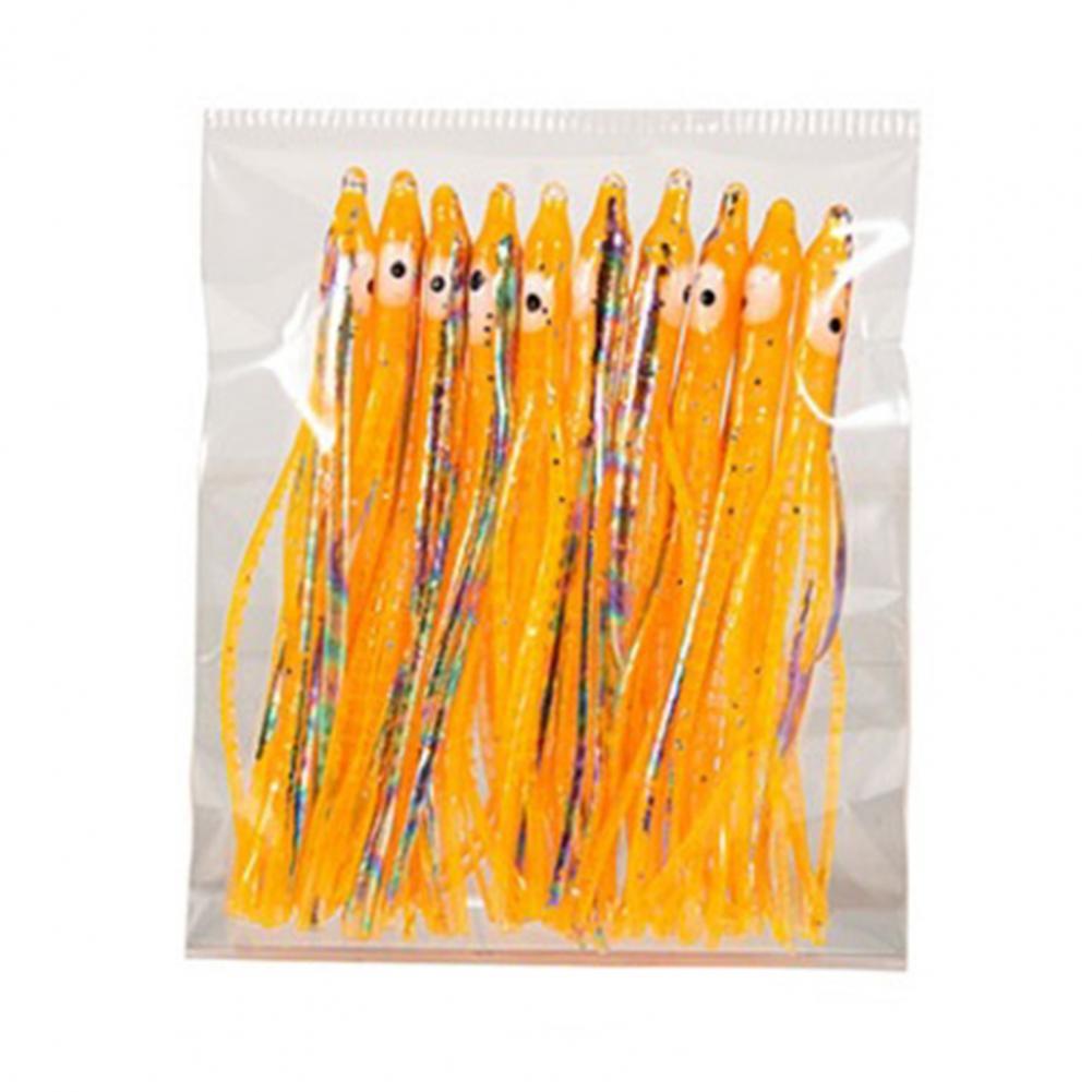 10Pcs Luminous Squid Skirts Soft Lure Pesca Squid ... – Vicedeal