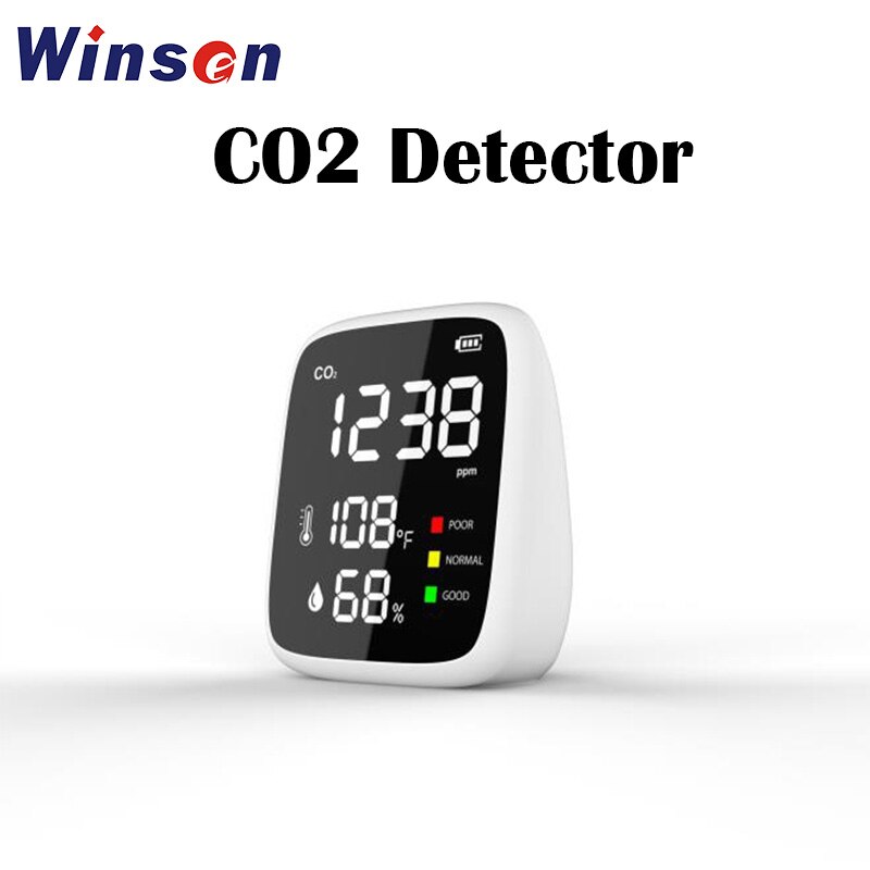 1pc Portable CO2 Detector Air Monitor CO2 Meter Re... – Grandado