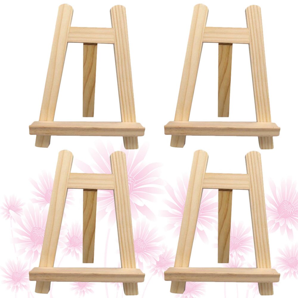 4Pcs Solid Wood Easels Calendar Display Rack Photo... – Grandado