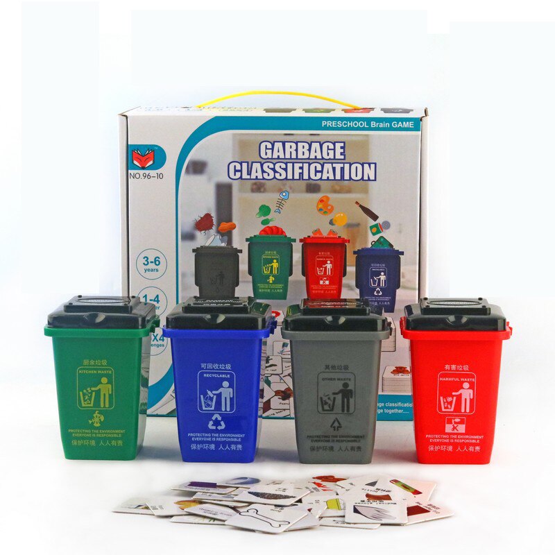 Trash Bin Classification Toy Early Education Garba... – Vicedeal