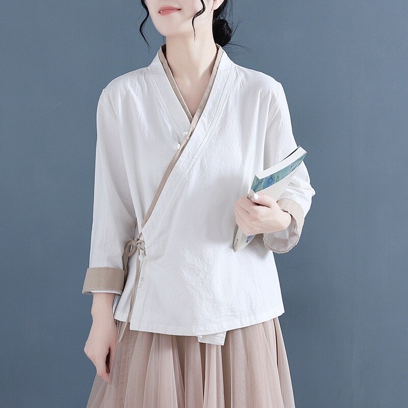 Chinese Style Clothing Women Clothes Cheongsam Top... – Grandado